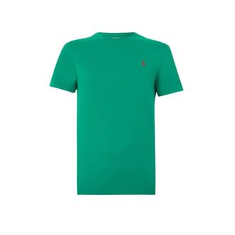 Ralph Lauren Homme, Tops, Vert, Taille: L T-shirt ras du cou slim-fit personnalis&eacute;