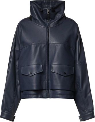 Loewe Ledermantel - Blau