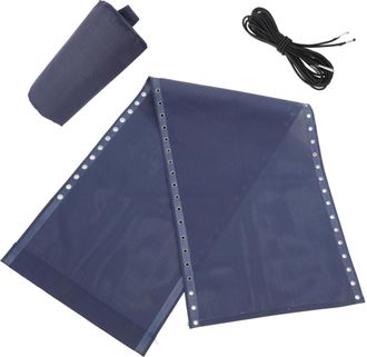 Milisten Outdoor Stuhl Ersatzbezug Set mit Kissen und Seil Strapazierfähiger Leichter Reparaturstoff für Klapp und Liegestühle Balkon Strand Camping