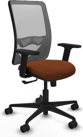 Piqueras y Crespo B&uuml;rostuhl Zulema mit 2D-Armlehnen, h&ouml;henverstellbare Lendenwirbelst&uuml;tze, ausgestattet mit 3 Positionen und Schneidschaum, mit Rollen von 65 mm, Nylon,