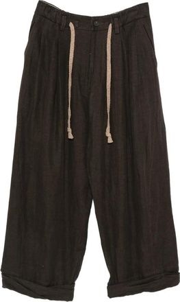 Ziggy Chen Drawstring Pleated Trousers