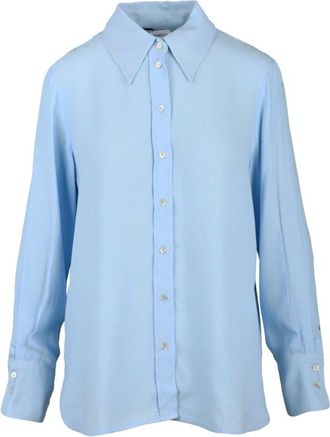 Marella Femme, Blouses et Chemises, Bleu, Taille: 36 FR Amati Shirt
