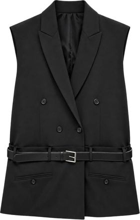 Meimeij Gilet Blazer - Femme - Vestes - Noir - Taille: 36 FR