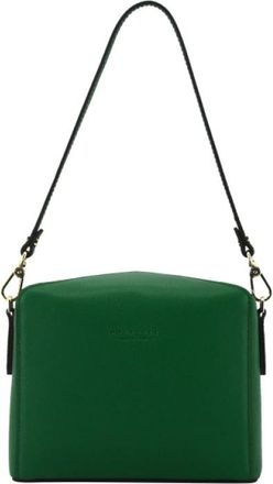 Pourchet Femme, Sacs, Vert, Taille: ONE Size Cassetta Crossbody Bag