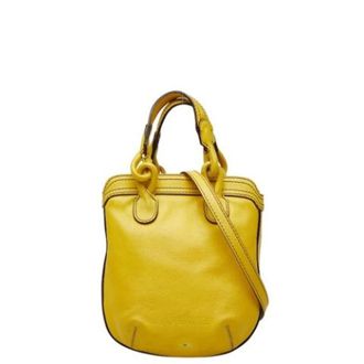 Loewe Sac &agrave; main Pre-owned - Femme - Pre-owned - Jaune - Taille: ONE Size