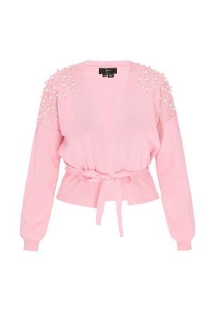 Faina Strickjacke Frauen helles Rosa
