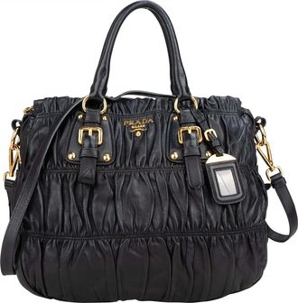 Prada Crossbody Bags - Prada Quilted Leather City Handbag - Gr. unisize - in Bunt - f&uuml;r Damen