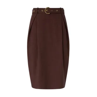 Pinko Pinko, Femme, Jupes, Brun, Taille: 42 FR Edwena Skirt
