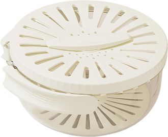 Generic waschschale,Mit Klappbarem Griff und Gro&szlig;er Kapazit&auml;t - - Und w&auml;scher Mit Abtropfkorb | F&uuml;r K&uuml;hlschrank Theke Sp&uuml;le Vorratsschrank Picknick Camping so