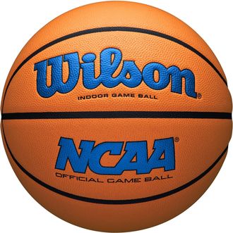 Wilson NCAA Evo NXT Offizieller Indoor-Basketball, K&ouml;nigsblau/Orange, Gr&ouml;&szlig;e 7, ca. 75 cm
