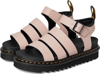 Dr. Martens Blaire Cambridge Vegan Sandales type pêcheur pour femme, Poudre rose Athena, 39 EU