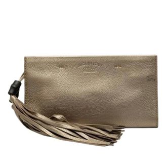 Gucci Pre-owned Vintage Clutch - Femme - Pre-owned - Beige - Taille: ONE Size