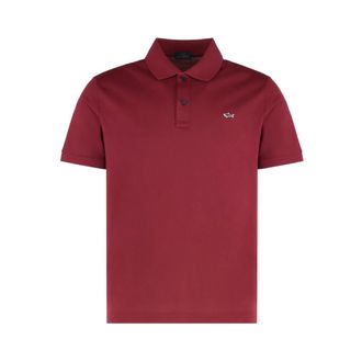 Paul & Shark Homme, Tops, Rouge, Taille: S Polo avec logo brod&eacute;