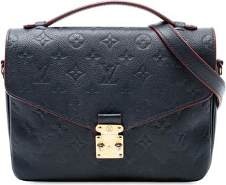 Louis Vuitton Hobo Bags - Monogram Empreinte Pochette Metis - Gr. unisize - in Blau - f&uuml;r Damen