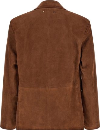 Golden Goose Waxed Suede Jacket - Brown