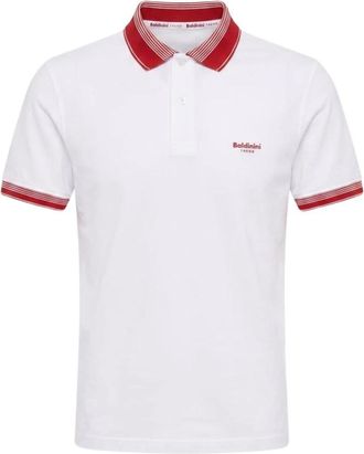 Baldinini Kurzarm-Poloshirt - - Tops - Herren - Wei&szlig; - S