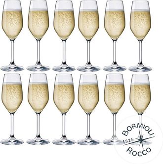 Bormioli Rocco Divino Calice Flute Champagne 24 cl Set 12 Pz