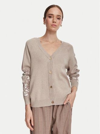 Liu Jo Strickjacke TF6093 MS49I Grau Regular Fit