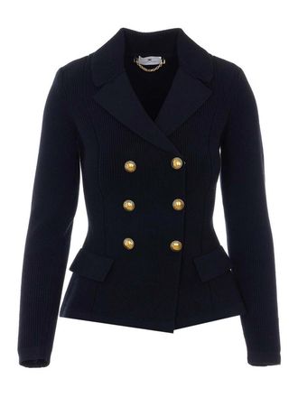 Elisabetta Franchi Rundhalspullover - Schwarz