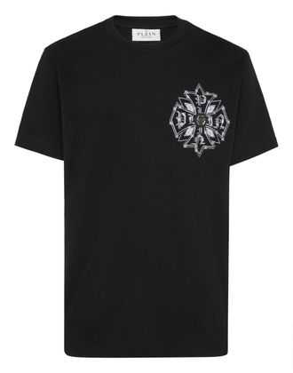 Philipp Plein Round Neck T-Shirt Truck Gothic Plein