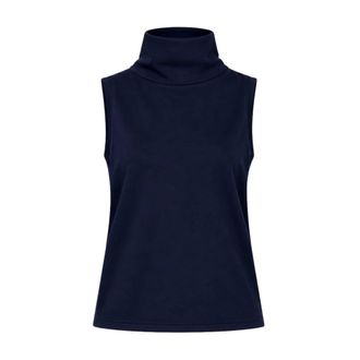 Liviana Conti Top sans manches - Femme - Tops - Bleu - Taille: 38 FR