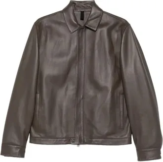 Tagliatore Homme, Vestes, Brun, Taille: M Foch Leather Jacket