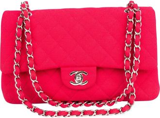 Chanel Crossbody Bags - Chanel Quilted Cotton Medium Double Flap Crossbody - Gr. unisize - in Bunt - für Damen