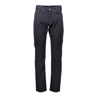 GANT Blaue Herrenhose 5 Tasche Rei&szlig;verschluss Knopf - - Jeans - Herren - Blau - W31 L34