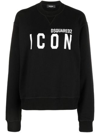Dsquared2 sweat &agrave; imprim&eacute; Icon - Noir