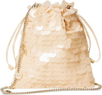 Twinset Femme, Sacs, Beige, Taille: ONE Size Sac Seau Orn&eacute; de Cordes
