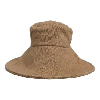 Dolce & Gabbana unisex, Accessoires, Brun, Taille: ONE Size Knitted Widebrim Bucket Capello Hat