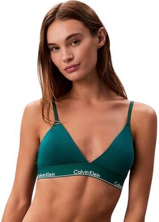 Calvin Klein Soutien-Gorge Triangle Femme Lightly Lined avec Basque &Eacute;lastique, Bleu (Turf), M