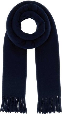 Maison Kitsun&eacute; Homme, Accessoires, Bleu, Taille: ONE Size Fox Head Scarf