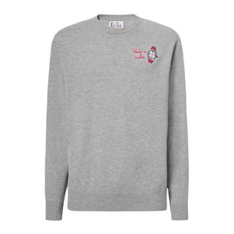 MC2 Saint Barth Que0010 Pullover - - Knitwear - Herren - Grau - XL