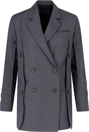Eudon Choi Double-Breasted Virgin Wool Blazer