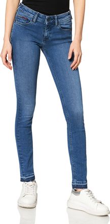 Tommy Jeans Damen Low Rise Sophie Skinny Jeanshose, Blau (Dynamic Cora Mid Blue Stretch 911), W25/L32