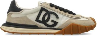 Dolce & Gabbana Homme, Chaussures, Beige, Taille: 43 1/2 EU Logo Sport Chaussures