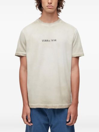 Osklen t-shirt à imprimé Double Terra/Mar - Tons neutres