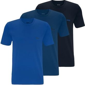 BOSS Lot de 3 T-shirts en coton pour homme, XXL