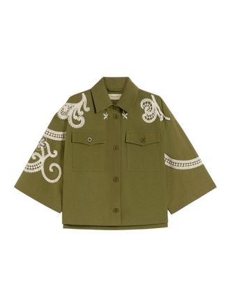 Max Mara Casualjacke - Gr&uuml;n