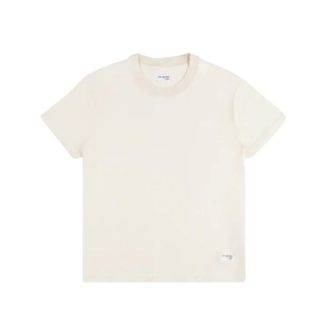 Fay Homme, Tops, Blanc, Taille: S T-shirt &agrave; col rond