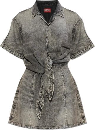 Diesel Femme, Robes, Gris, Taille: 42 FR Denim Dress