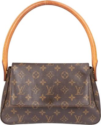 Louis Vuitton Crossbody Bags - Louis Vuitton Monogram Canvas Looping PM Shoulder - Gr. unisize - in Braun - f&uuml;r Damen