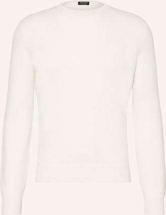 Ermenegildo Zegna Zegna Cashmere-Pullover Oasi weiss