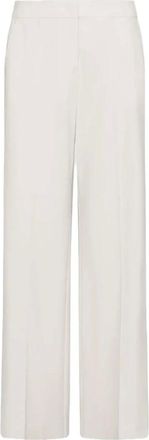 Emme Di Marella Emme DI Marella, Femme, Pantalons, Blanc, Taille: 38 FR Mllsequoia Wide Pantalons