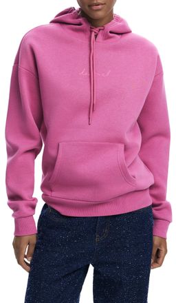 Desigual Damen Sweat_Basic Sweatshirt, rot, 36