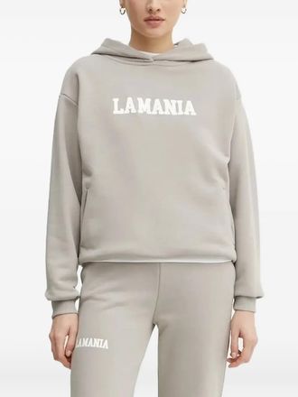 La Mania hoodie à logo imprimé - Gris