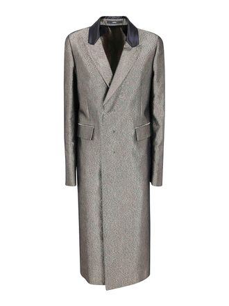 SAPIO Manteau Long - M&eacute;tallique