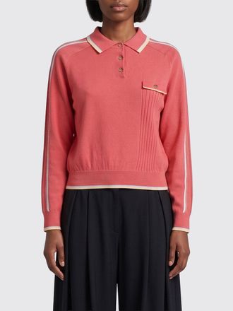 Guest In Residence Polo Femme couleur Rouge