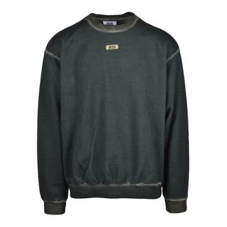 GCDS Rundhals-Sweatshirt - - Sweatshirts & Hoodies - Herren - Gr&uuml;n - S